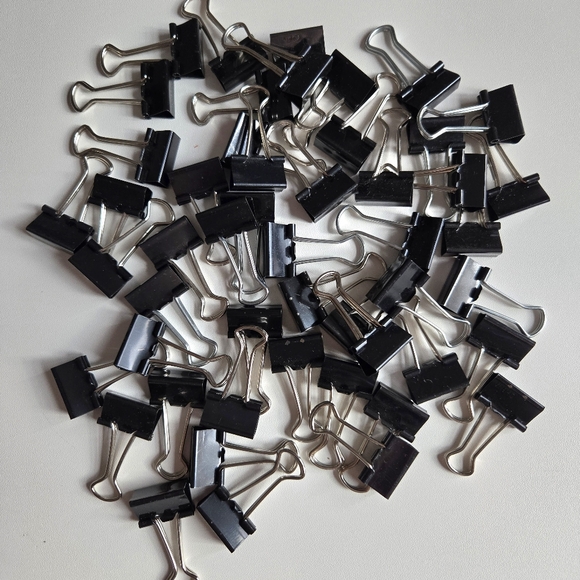 Office | 5 Black Binder Clips Small | Poshmark
